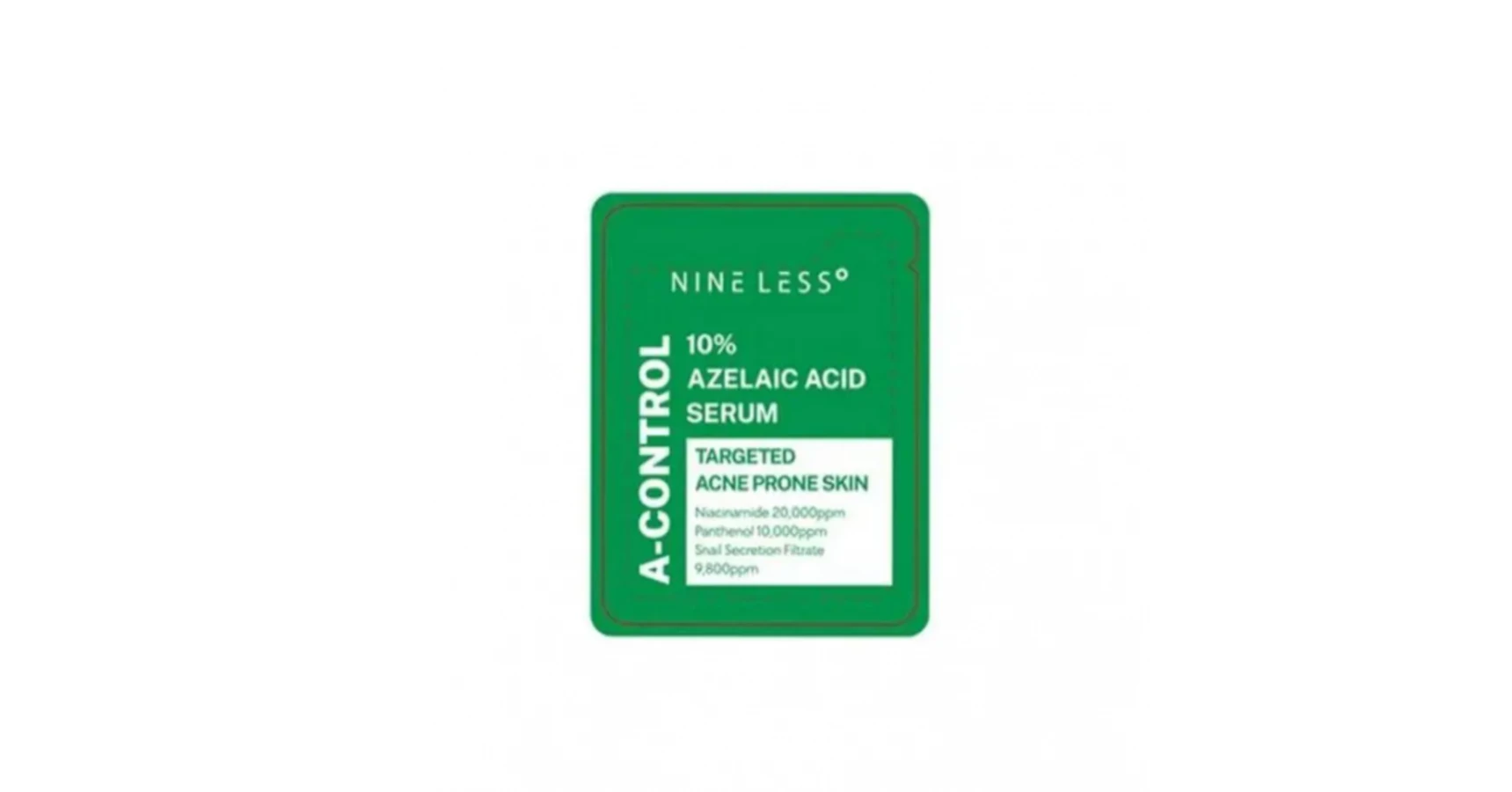 Nine Less A-Control Azelaic Acid Serum (sample) – Szérum Azelainsavval ...