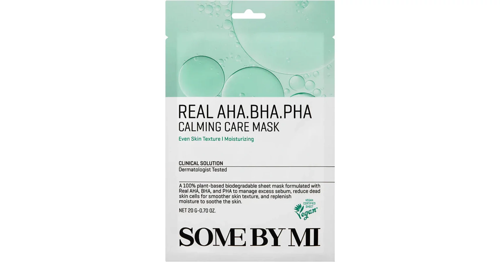 890 Ft - Some By Mi Real AHA BHA PHA Calming Care Mask